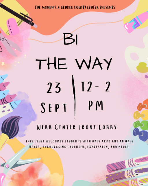 Bi The Way- Hosted by The Women's & Gender Equity Center | Old Dominion University